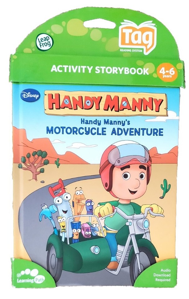 Tag Book - Lape Frog Disney Handy Manny - Motorcycle Adventure for Ages ...