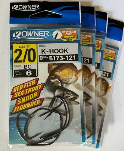 **1/2 OFF RETAIL** Owner 5173 K-Hook Kahle Hook -Pick Your Size- 4 ...