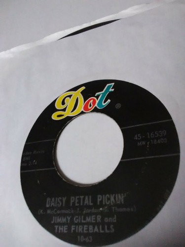 Jimmy Gilmer and The Fireballs - Daisy Petal Pickin' - 45 Record 1963 ...