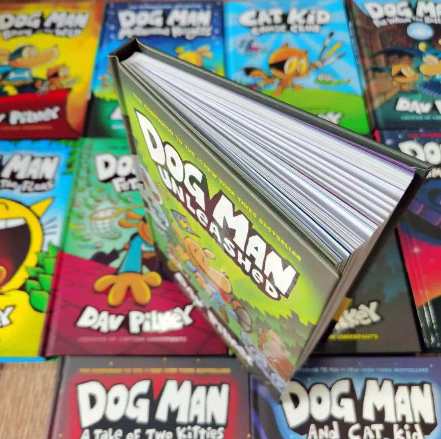 Dog Man Series 1-18 books set Dogman Children's Collection by Dav ...
