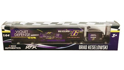 NASCAR Authentics HAULER Brad Keselowski RFK Violet Defense 2022 1:64 ...