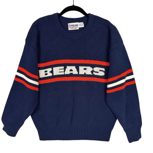 Vintage 80s Cliff Engle Chicago Bears Wool Sweater Large Mike Ditka ...