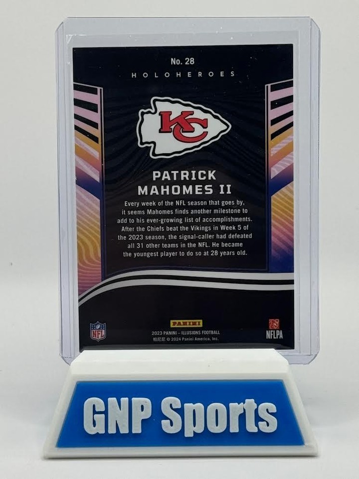 2023 Panini Illusions Holoheroes Patrick Mahomes II #28 | eBay