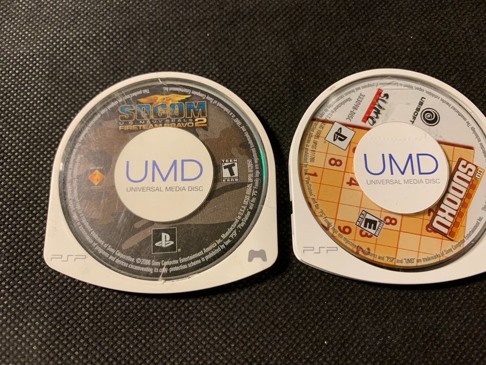 Lot of 4 Sony PSP Discs – Sudoku, Socom Bravo 2, Madden 06, 07 Free ...