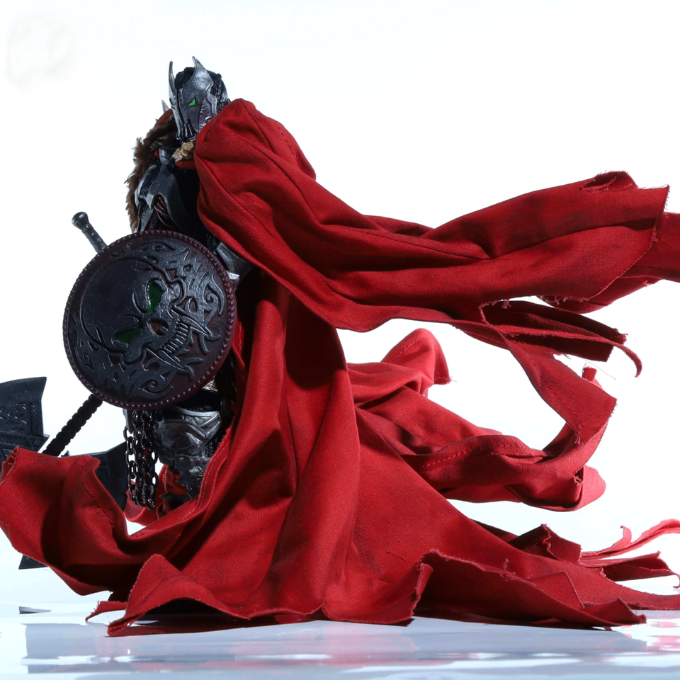 SP-SPN-MED: Custom Wired cape & Metal Chain for Mcfarlane Medieval ...