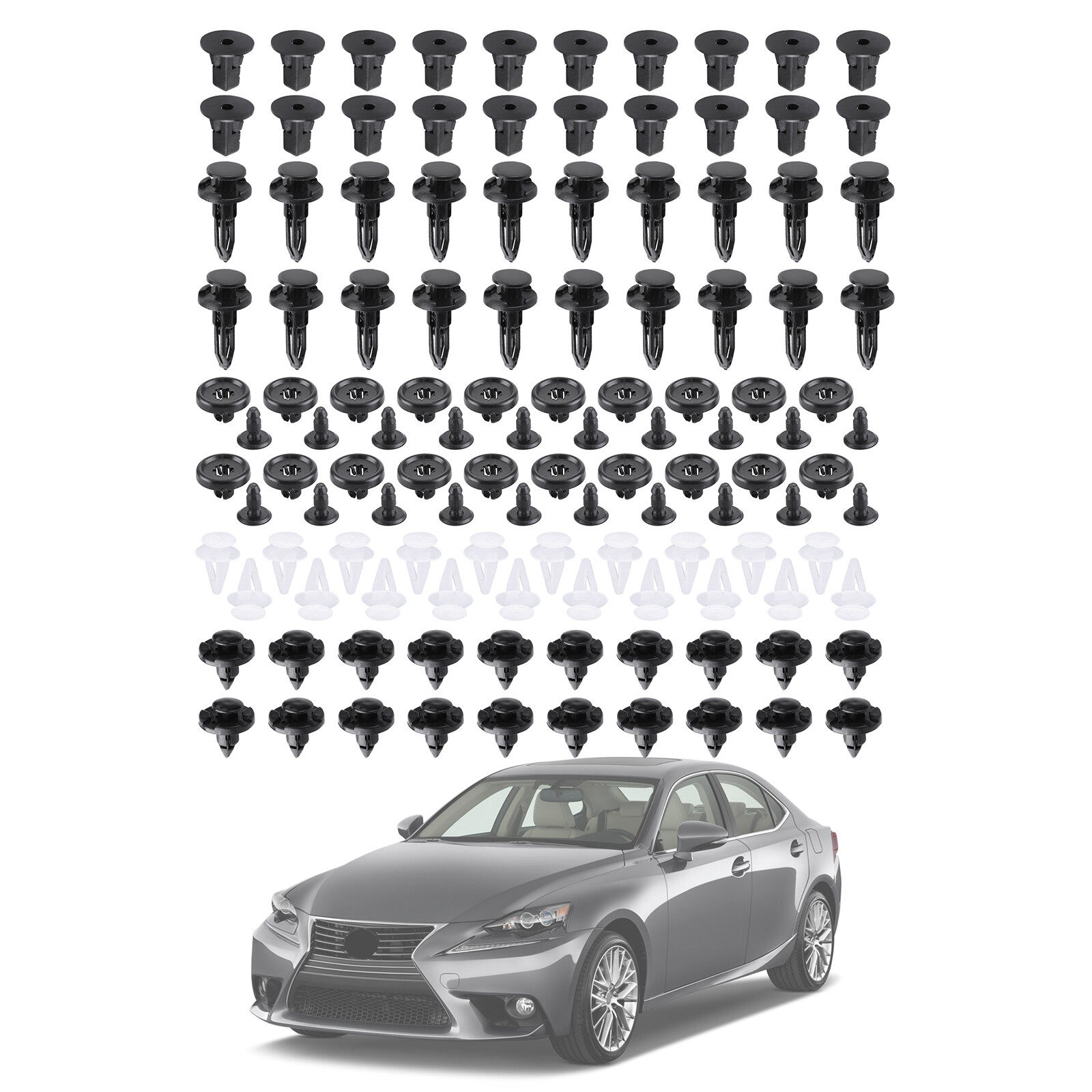 FOR TOYOTA & LEXUS Trim Panel Clips Bumper Fender Push Pin Rivet 7 8 ...
