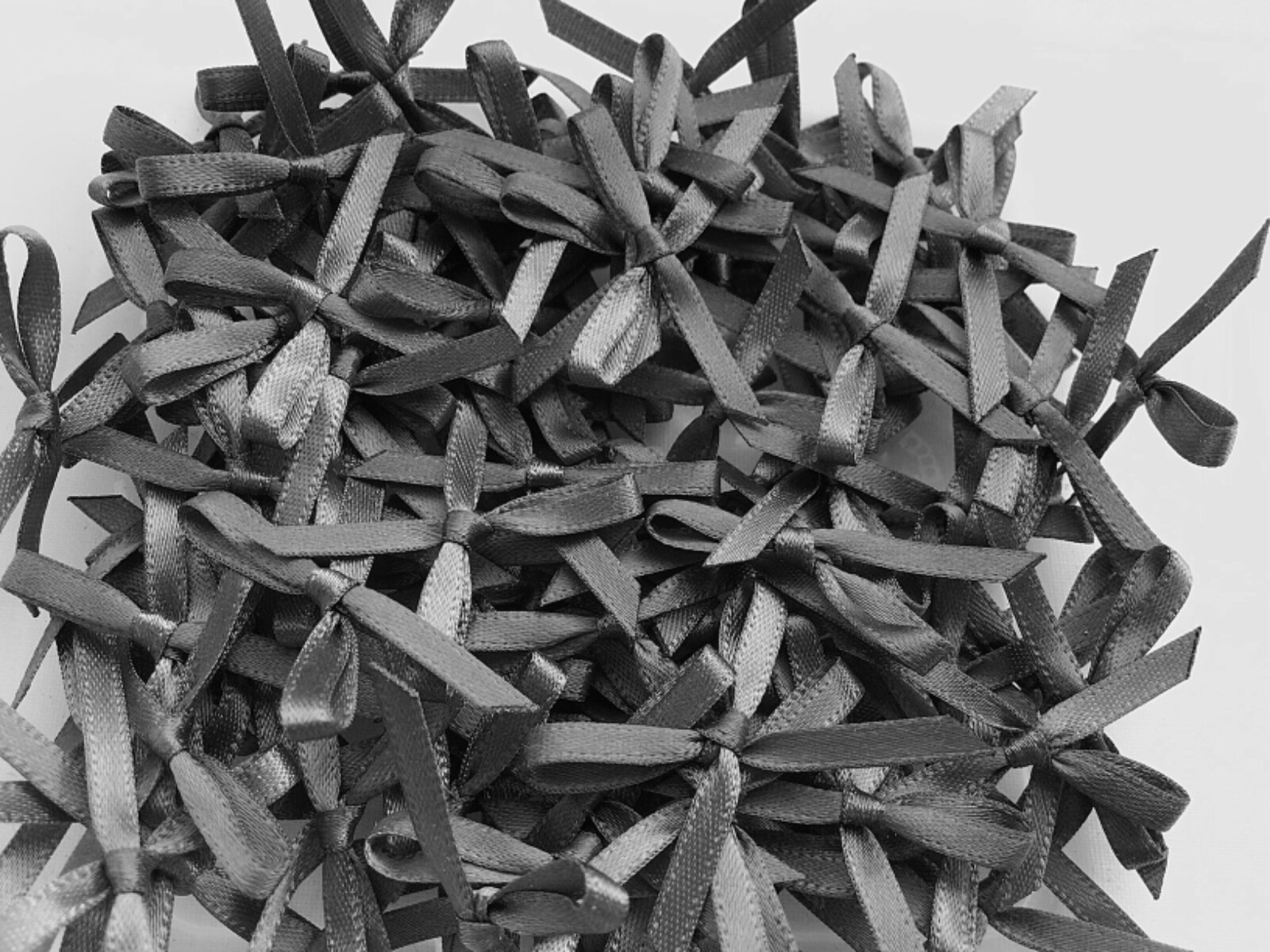 Satin Craft Ribbon Bows 100 Per Packet | eBay UK