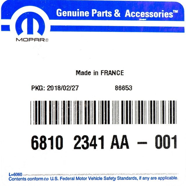 Engine Crankshaft Position Sensor Front Mopar 68102341AA for sale ...