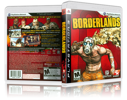 Borderlands Replacement PS3 Cover and Case. NO GAME!! | eBay