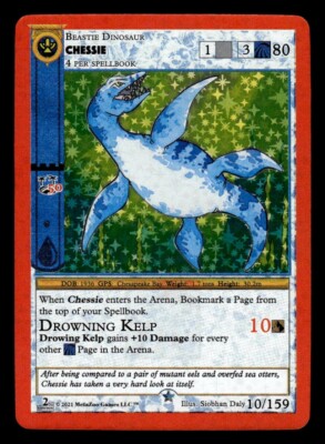 Chessie Cryptid Nation: 2nd Edition 10/159 Holo Gold | eBay