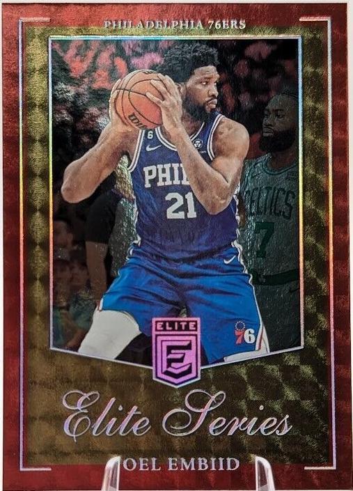 2023-24 Donruss Elite - Elite Series Joel Embiid #9 Gold /10 for sale ...