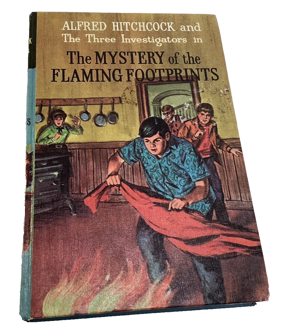 The Mystery of the Flaming Footprints HC #15 Hitchcock Three ...
