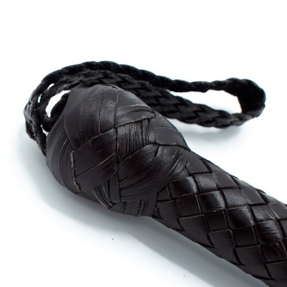 Genuine Cowhide Leather Bullwhip 4 feet to 16 feet long Black Indiana ...