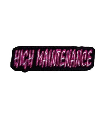 High Maintenance Purple Patch, Ladies Patches | eBay