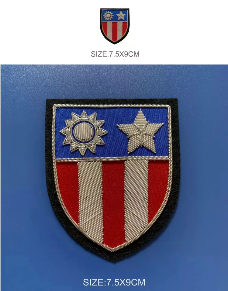 WW2 AAC USAF Squadron Patch CBI China Burma India Bullion AVG Flying ...