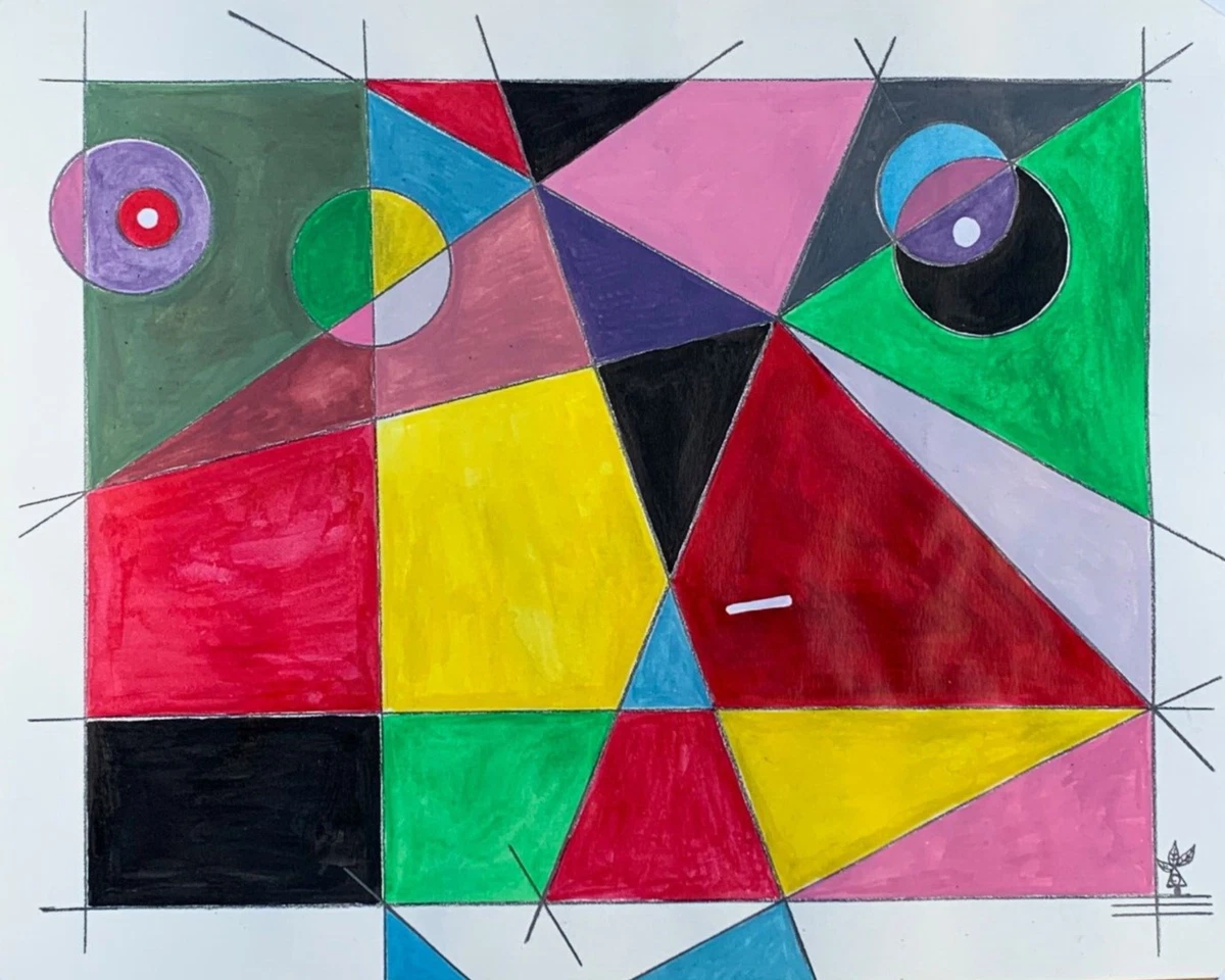 Simple Colorful Abstract Paintings