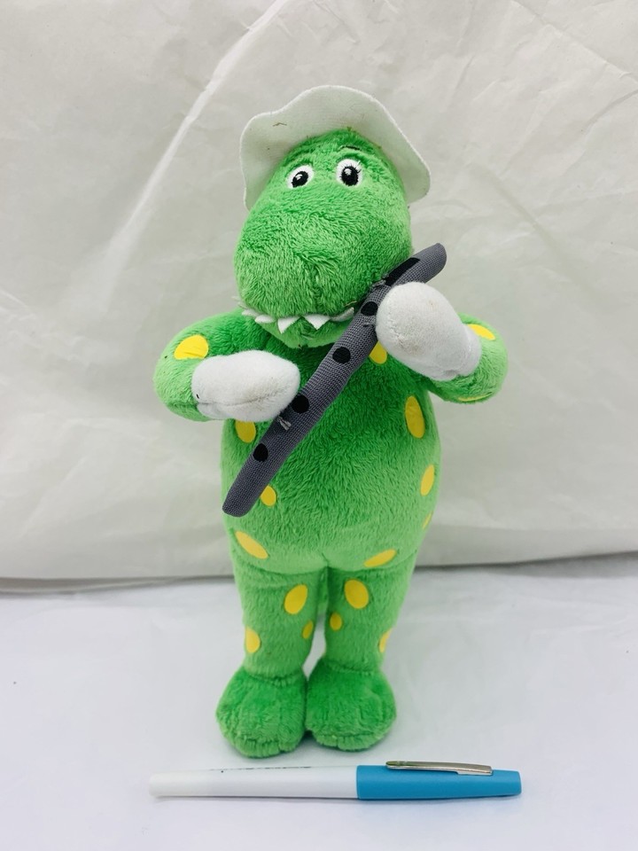 Wicked Cool Toys The Wiggles Dorothy Dinosaur 9” Plush 2013 Flute Green ...