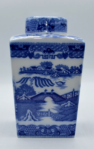 Vintage '30s Ringtons Limited Tea Merchants Blue Willow Porcelain Tea ...