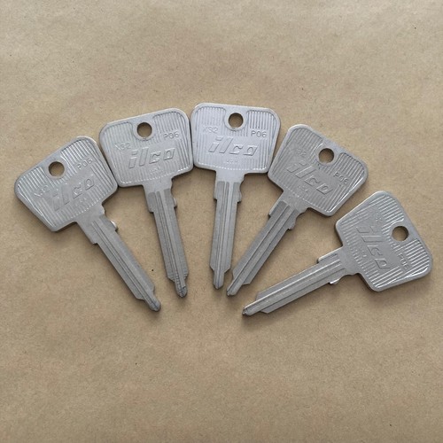 5x UNCUT BLANK ILCO PO6 SILCA PW2 PORSCHE AUTOMOBILE CAR KEYS NOS NEW ...