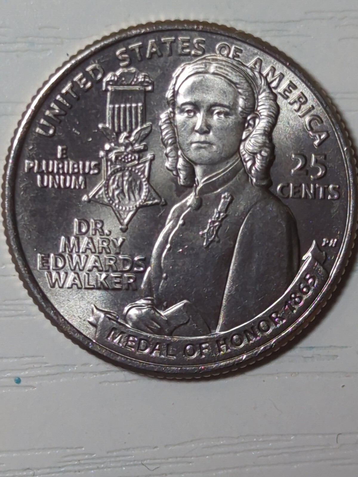 2024 P Dr Mary Edwards Walker Quarter DDR Strike Thru Obverse Hair | eBay