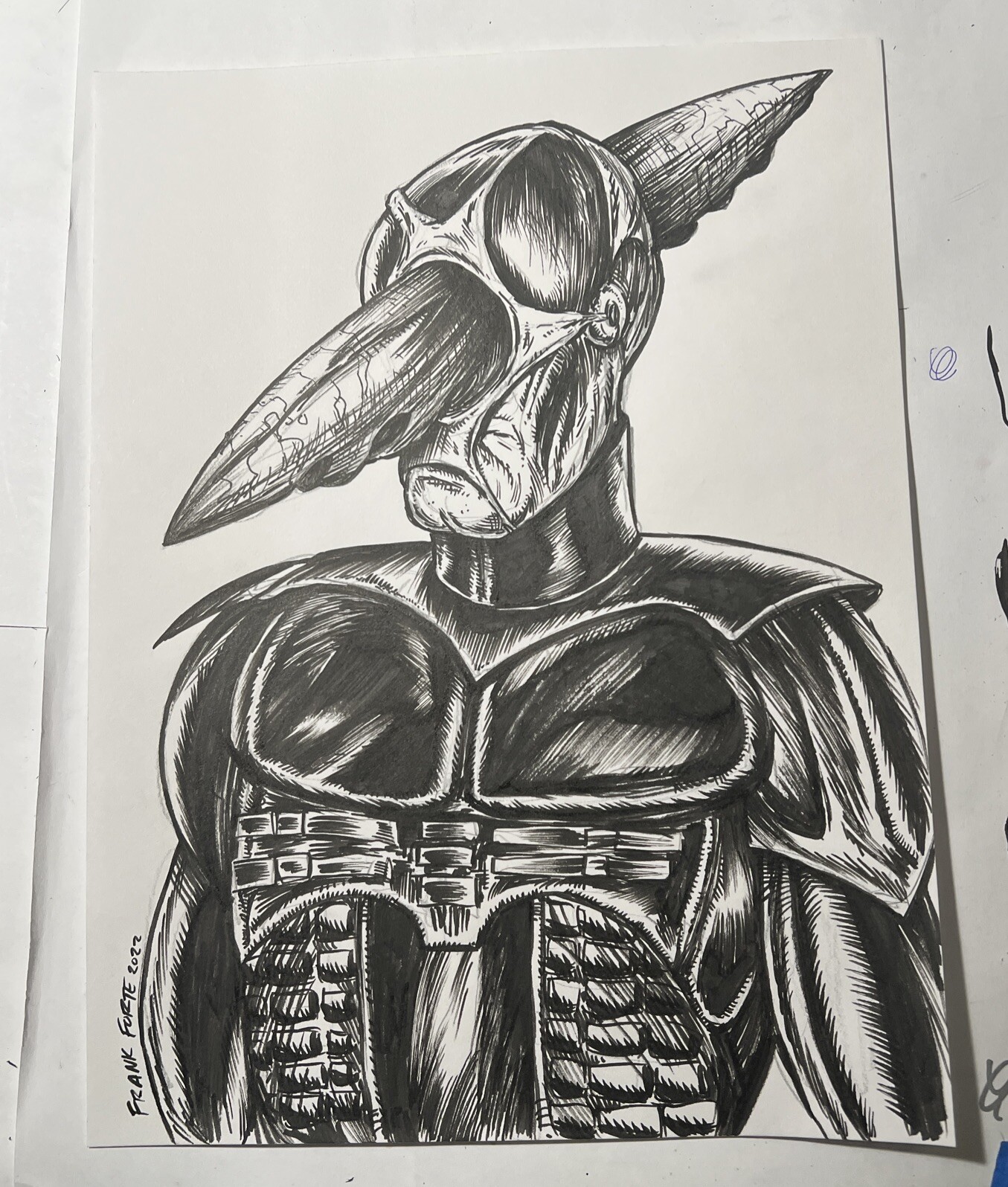 Original Art Spike Cenobite Hellraiser Clive Barker drawings By Frank ...