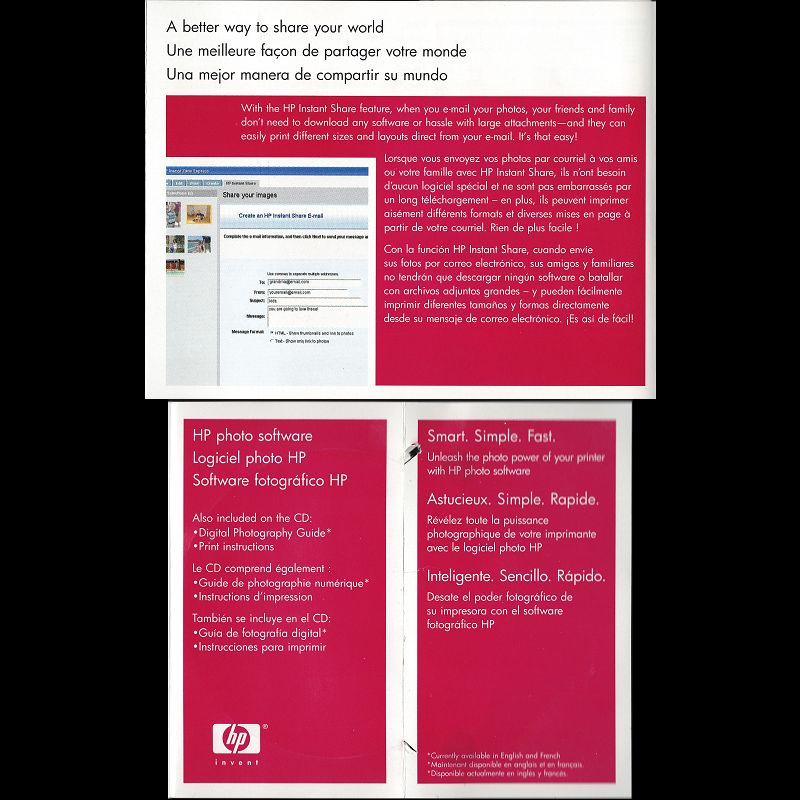 HP Invent: Image Express 1.5, HP Photosmart Software (Disc and Manual ...