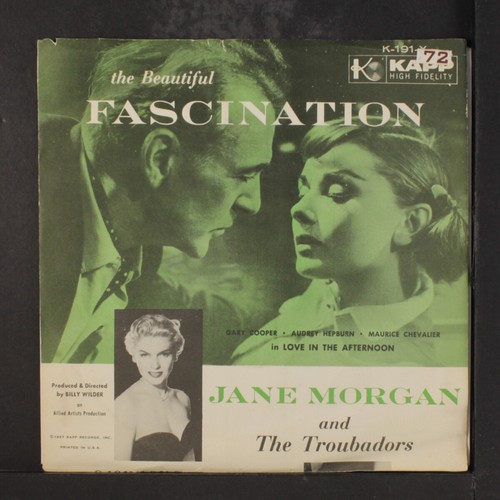 JANE MORGAN: fascination KAPP 7" Single 45 RPM | eBay
