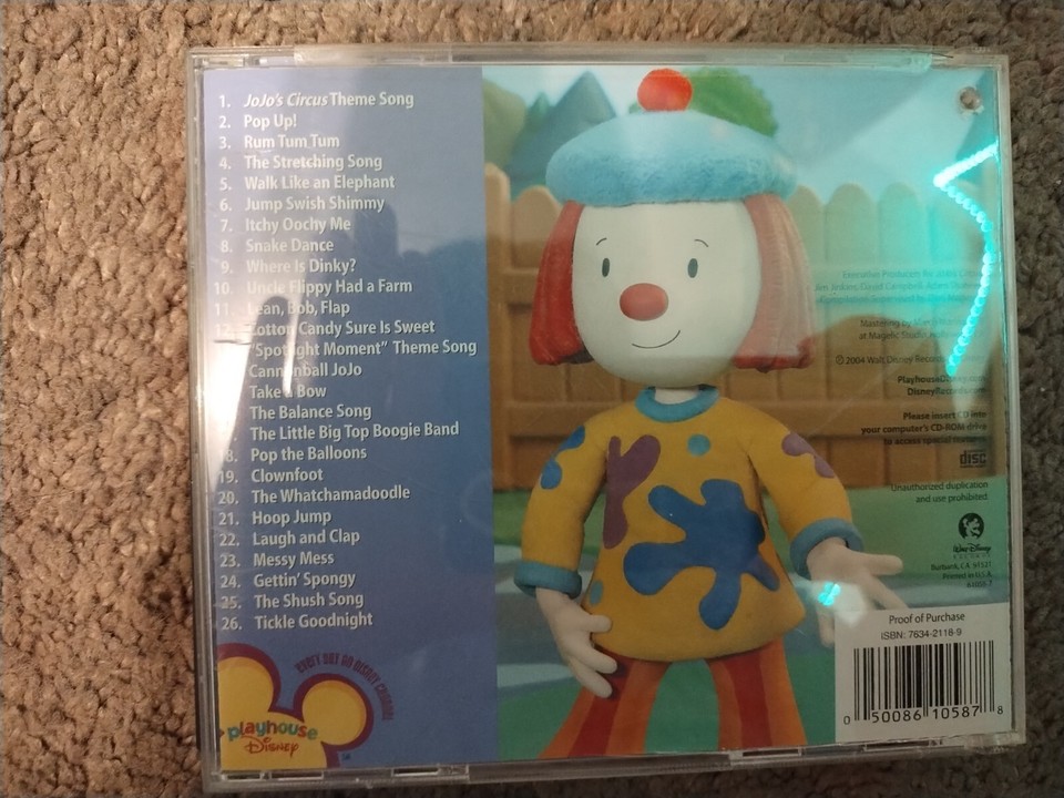 Jojo's Circus by Disney (CD, Feb-2004, Disney) 50086105878 | eBay