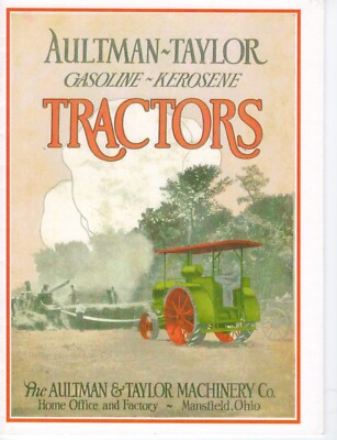 Aultman Taylor Gasoline Kerosone Tractors 1920s catalog - reprint | eBay