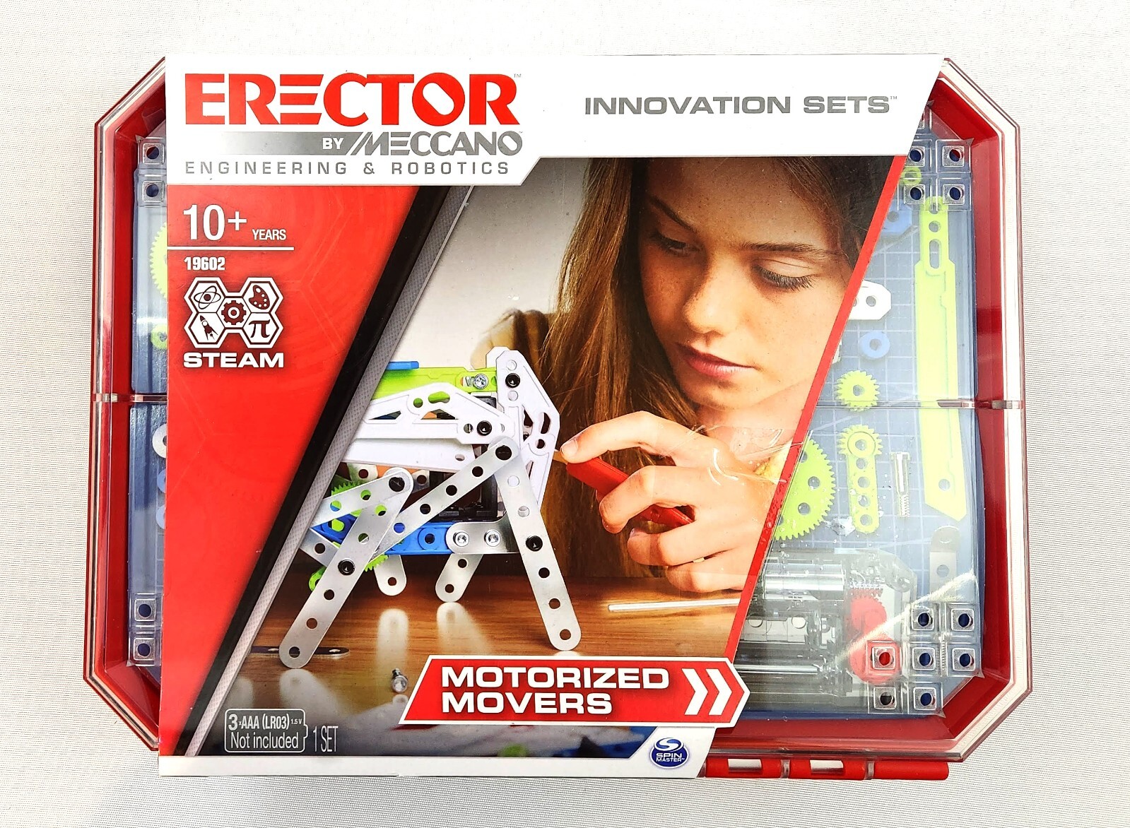 Erector by Meccano 5 in 1 Roadster Pull Back Car Building Kit for sale ...