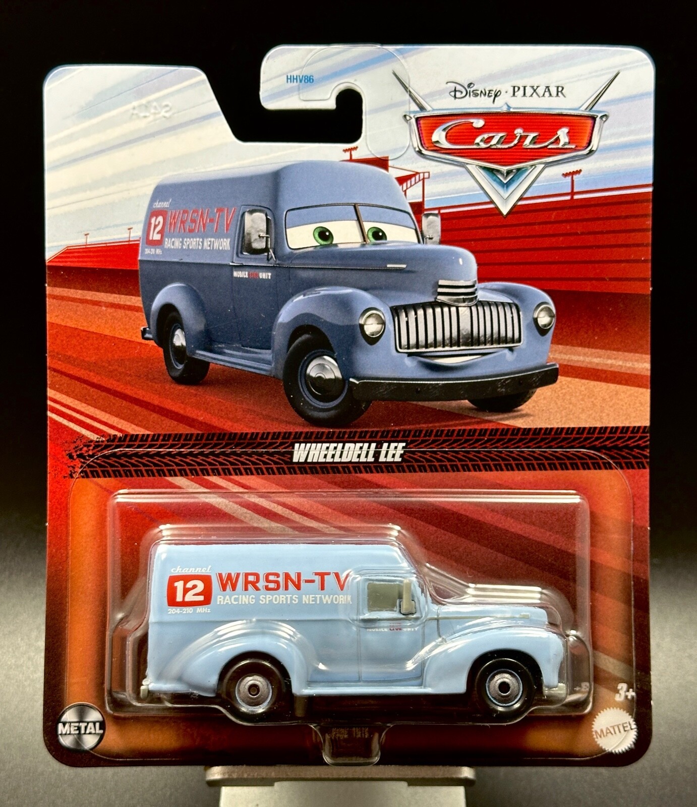 SHIPS FREE! Disney Pixar CARS Wheeldell Lee WRSN-TV Racing Sports ...