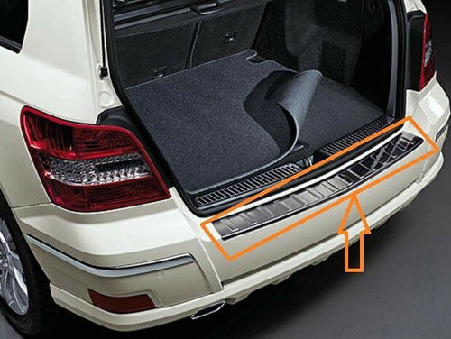 Genuine Mercedes Benz GLK X204 Rear Trunk Chrome Footplate A2048850411 ...
