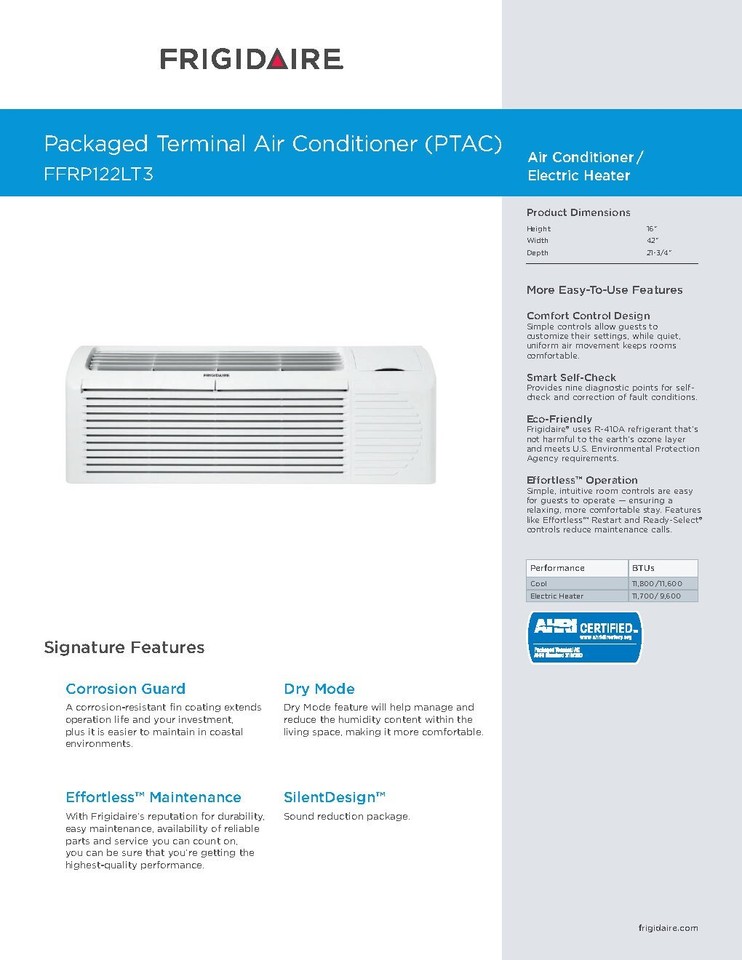 Frigidaire PTAC Air Filters (10-pack) | eBay