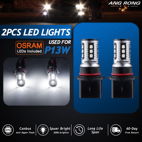 2x P13W 16W Canbus LED Feux de Jour Lampe Blanc Pour Mazda CX-5 Skoda ...