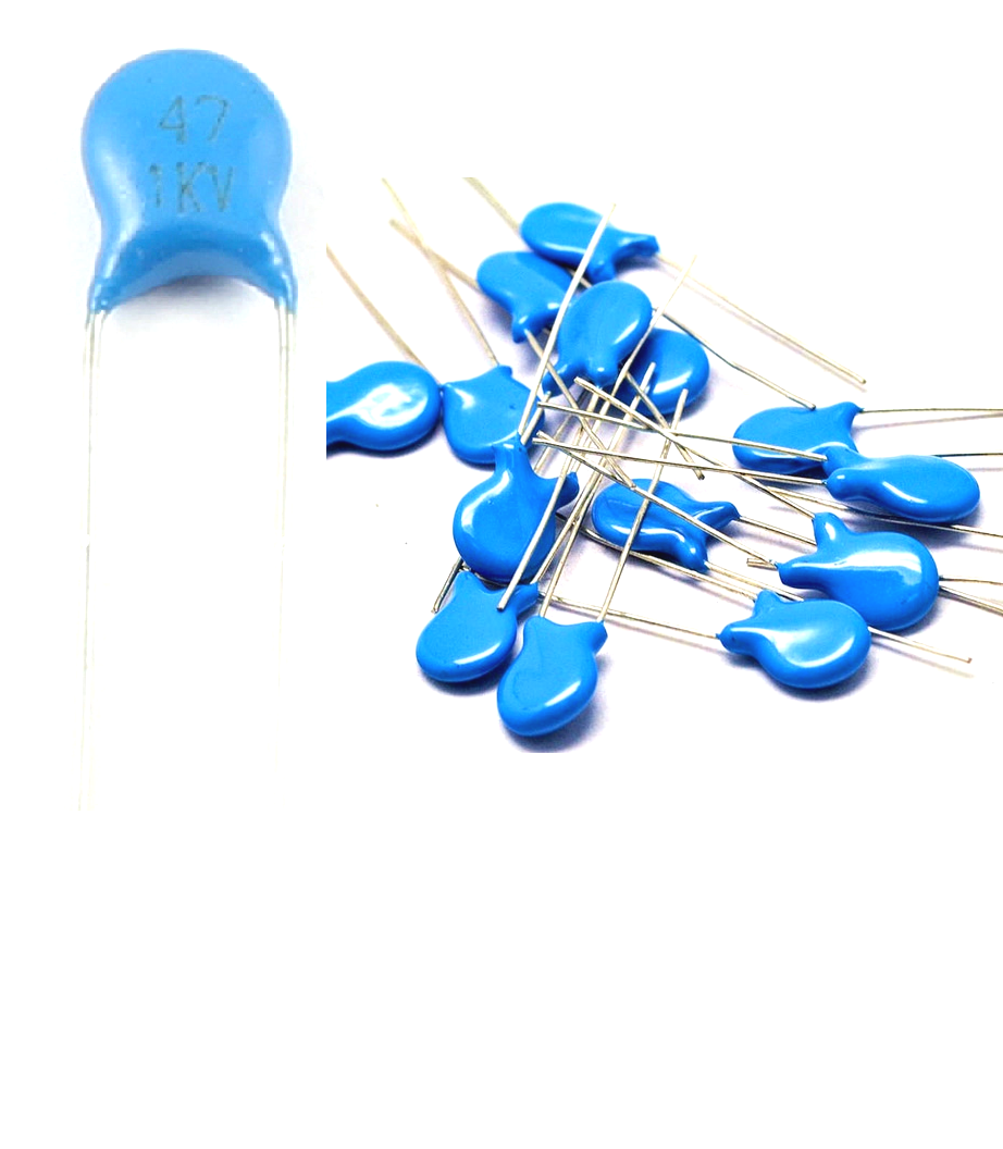 47/1kv (50x) Disc Ceramic Capacitors 47pF 47pF 0.047nF 0.000047uF 1kv ...