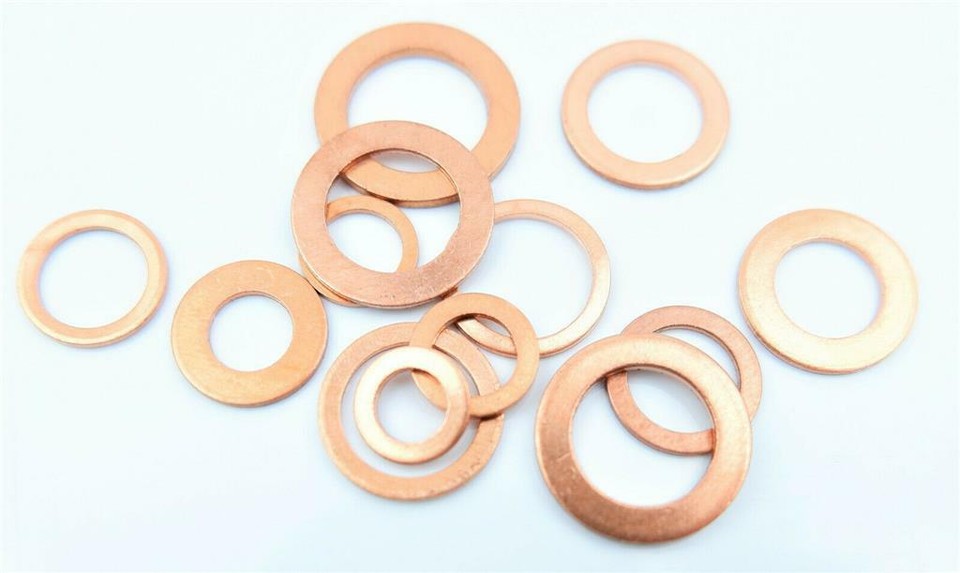 Metric Copper Sealing Washers - Sizes M5 to M24 DIN 7603A | eBay UK