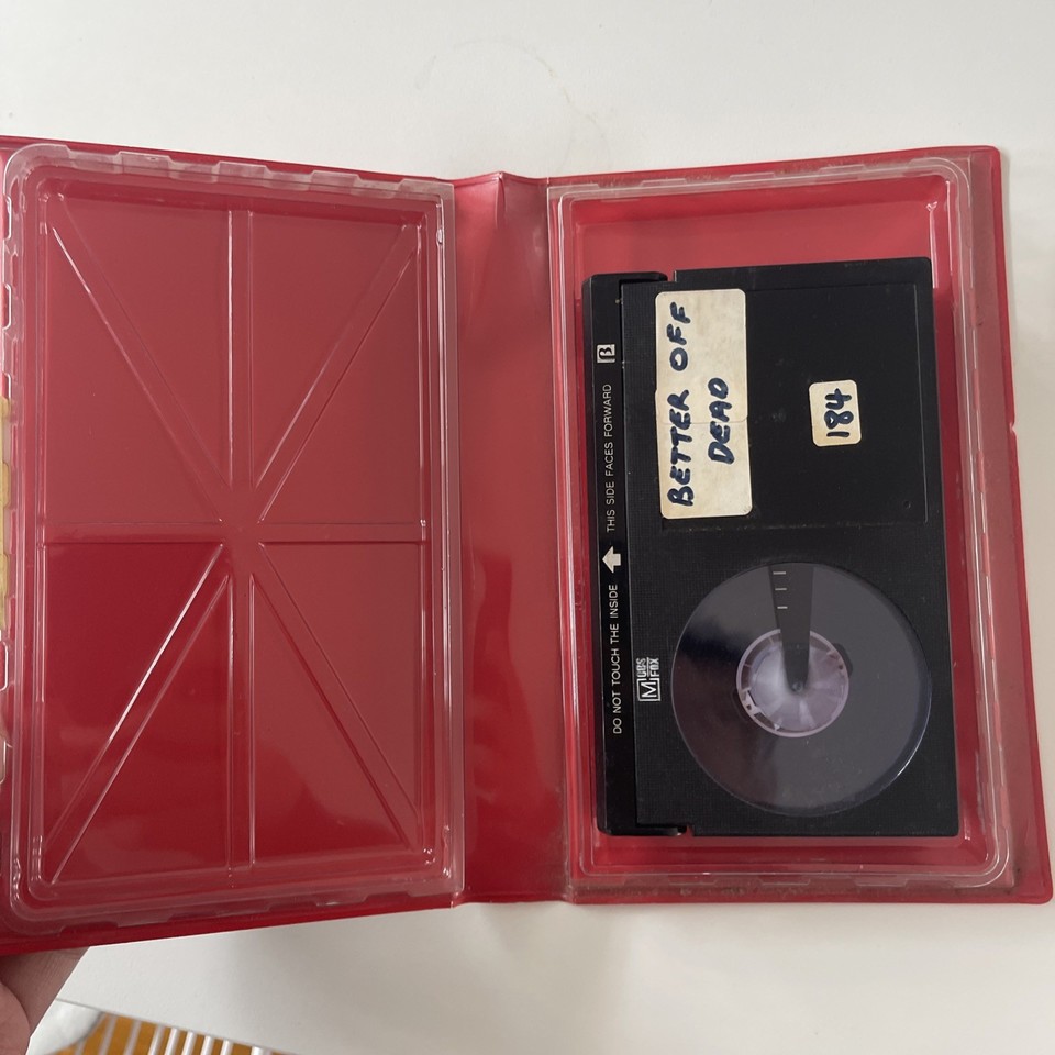 Better Off Dead BETA Cbs Fox Video Betamax NOT VHS John Cusack Big Box ...