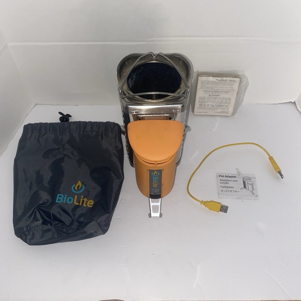 Biolite Cooking Camp Campstove USB Charge Camping Cook System Stove Kit ...