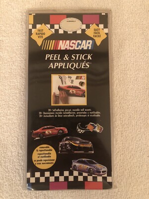 Nascar Peel & Stick Wall Decals 20 Self Adhesive Wall Accents | eBay