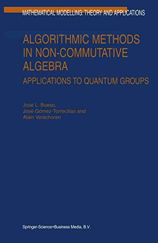 Algorithmic Methods in Non-Commutative Algebra : Applications to ...