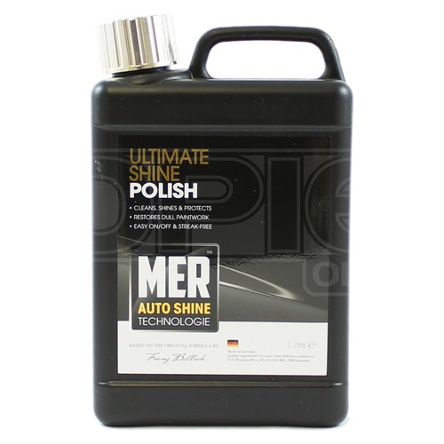 MER Ultimate Shine Polish Premium Car Wax Cleans Shines Protects 1 ...