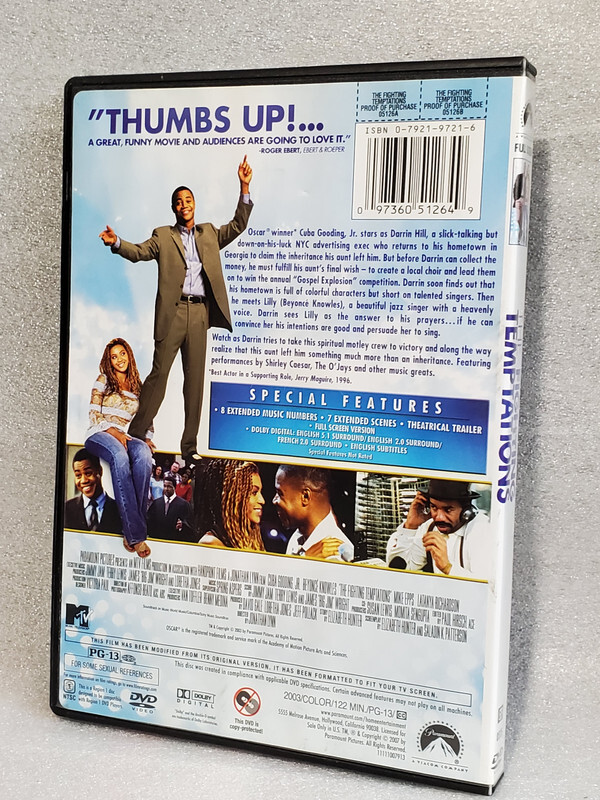The Fighting Temptations (DVD, 2004, Full Frame) 97360512649| eBay