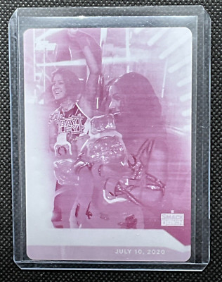 The Golden Role Models #40 (1 of 1) Magenta Printing Plate WWE Trading ...