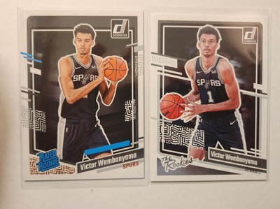 2 2023-24 DONRUSS VICTOR WEMBANYAMA RATED ROOKIE + THE ROOKIES LOT | eBay