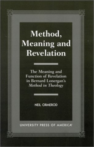 Neil Ormerod Method, Meaning and Revelation (Relié) 9780761817529 | eBay