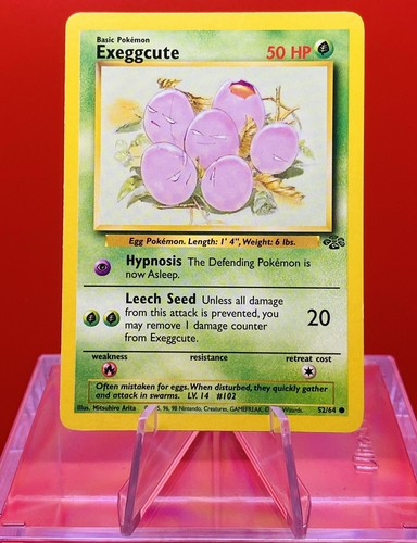 Exeggcute 52/64 | Jungle | Common | WotC | Vintage Pokemon NM-VLP | eBay