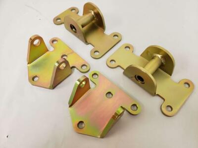 Solid Steel Motor Mount Engine Bracket Kit SBC BBC Chevy Frame Mount ...