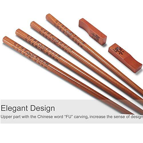 Chopstick Reusable Chinese Fu/fortune Chopsticks With Holder And ...