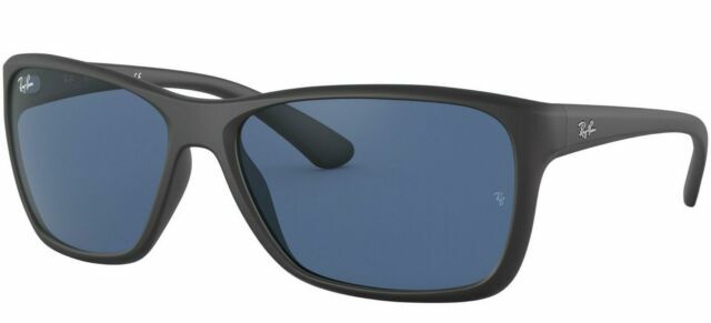 Ray-Ban RB4331 Men's Sunglasses - Black Frame with Dark Blue Classic ...