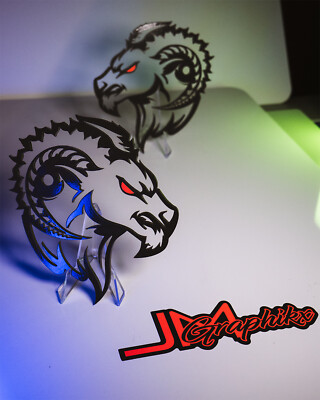 Custom Badges for Dodge Ram Head 1500 2500 3500 Fender Emblems Hellcat ...